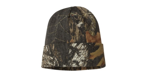 Custom Camo Knit Toque | Personalized Embroidered Hats | Custom Caps
